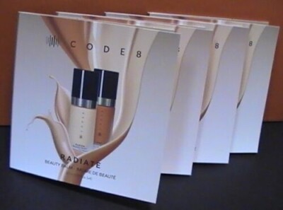 CODE 8 Radiate Beauty Balm 0.7 ml / 0.02 fl. oz 4 color set x 4 NEW ...