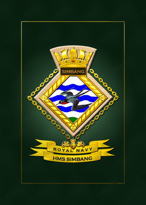 HMS SIMBANG FRAMED SHIPS CRESTS - HUNDREDS OF HM SHIPS IN STOCK | eBay UK