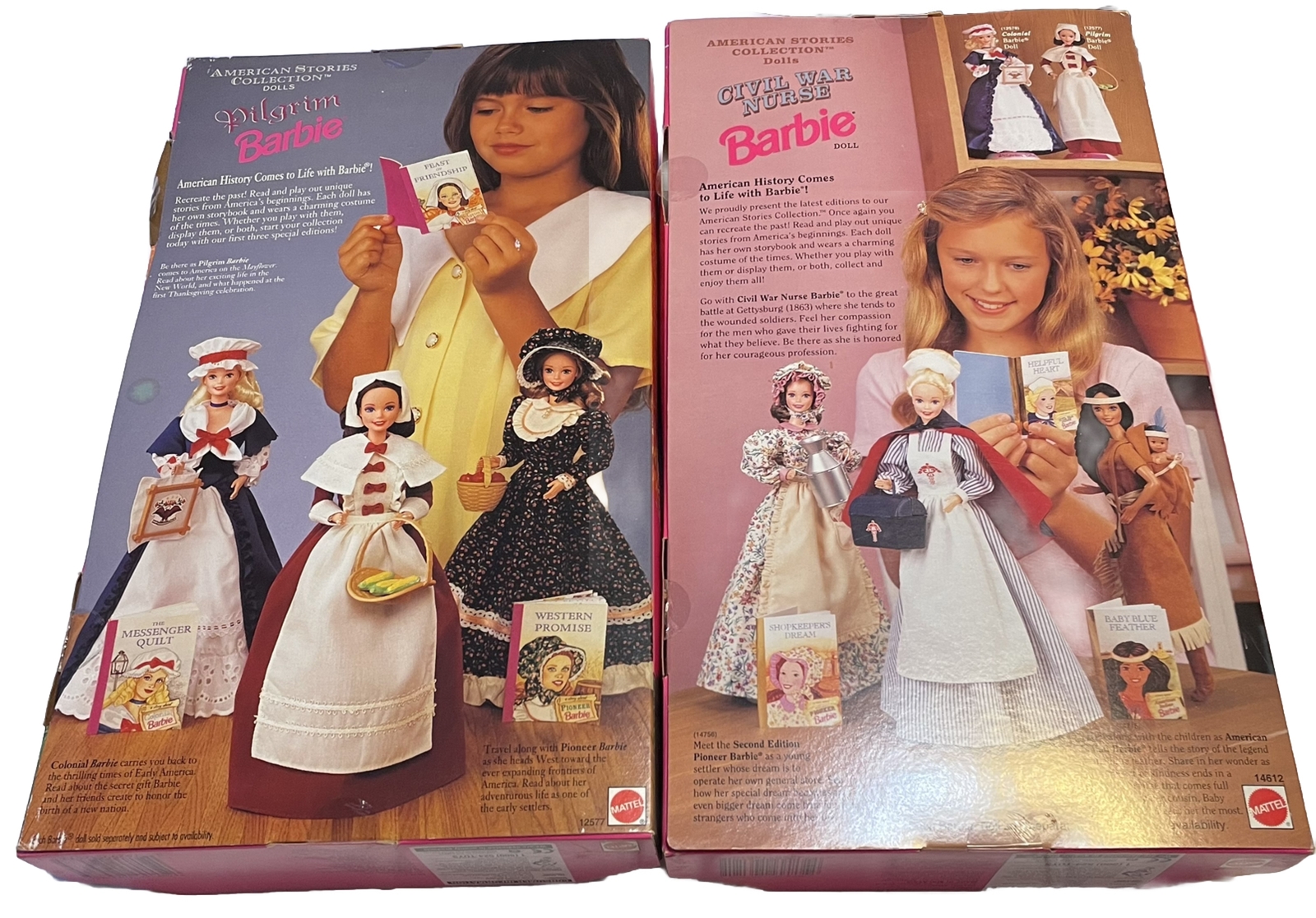 Pilgrim Barbie - Civil War Nurse American Story Collection 1994 Mattel ...