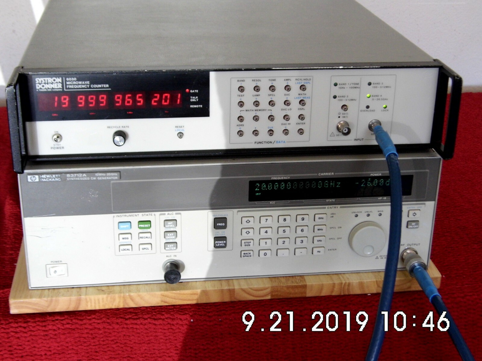 Systron Donner 6030 microwave frequency counter 10hz-26.5Ghz | eBay