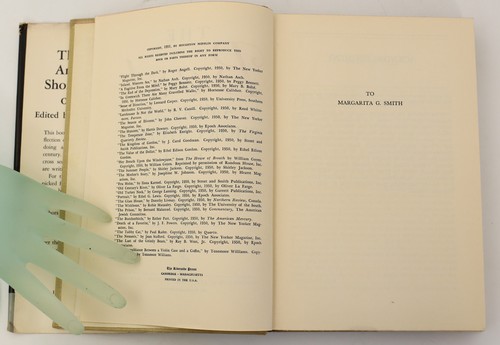 Martha Foley 'The Best American Short Stories’ 1951 Houghton Mifflin ...