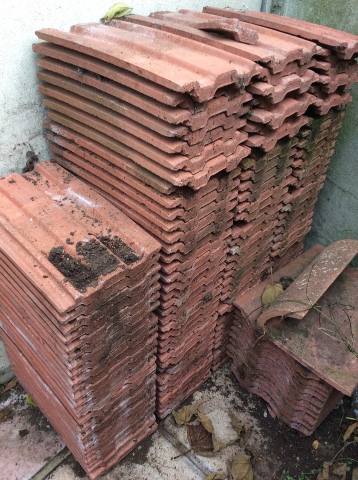 Redland 49 roof tiles-Rustic Red 18 tiles | eBay UK