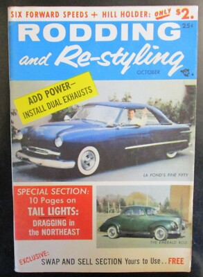 Rodding and Restyling Magazine October 1957 | eBay