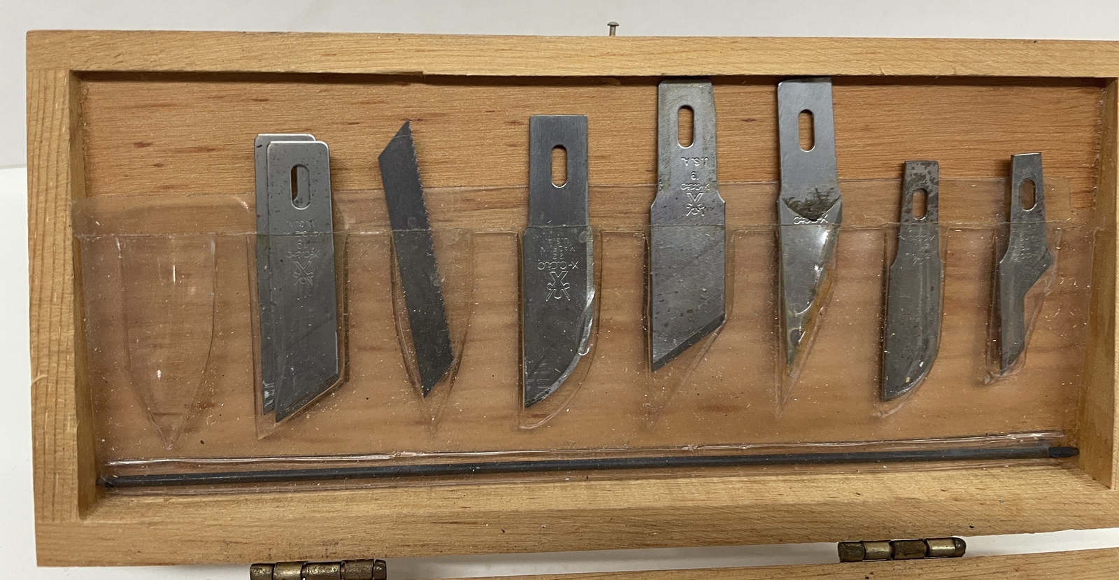 Vintage X-ACTO Hobby Kit Knife Tool Set in Original Wood Box - Not ...