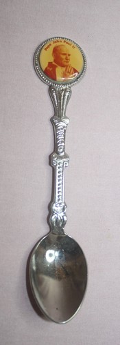 VINTAGE 1984 POPE JOHN PAUL II SOUVENIR SPOON SP-1100 | eBay