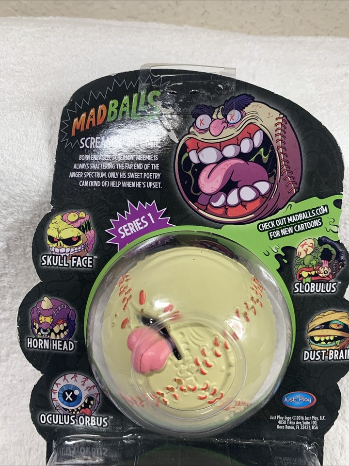 Madballs 1st Edition Screamin' Meemie Foam Ball New Series 1 Number 3 ...