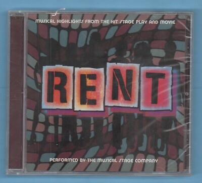 RENT: Musical stage co. Music CD. Laser light Digital. 2005. New Sealed ...