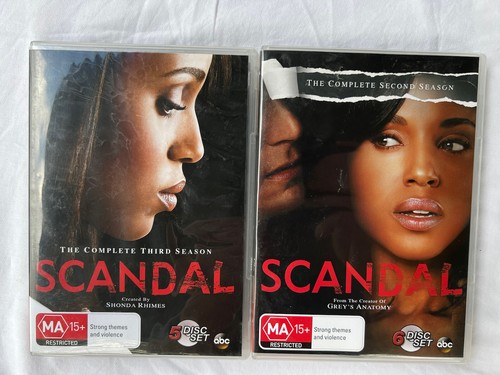 Scandal Dvd Seasons 2-3 Region 4 Tv Series Television Show Drama Pal ...