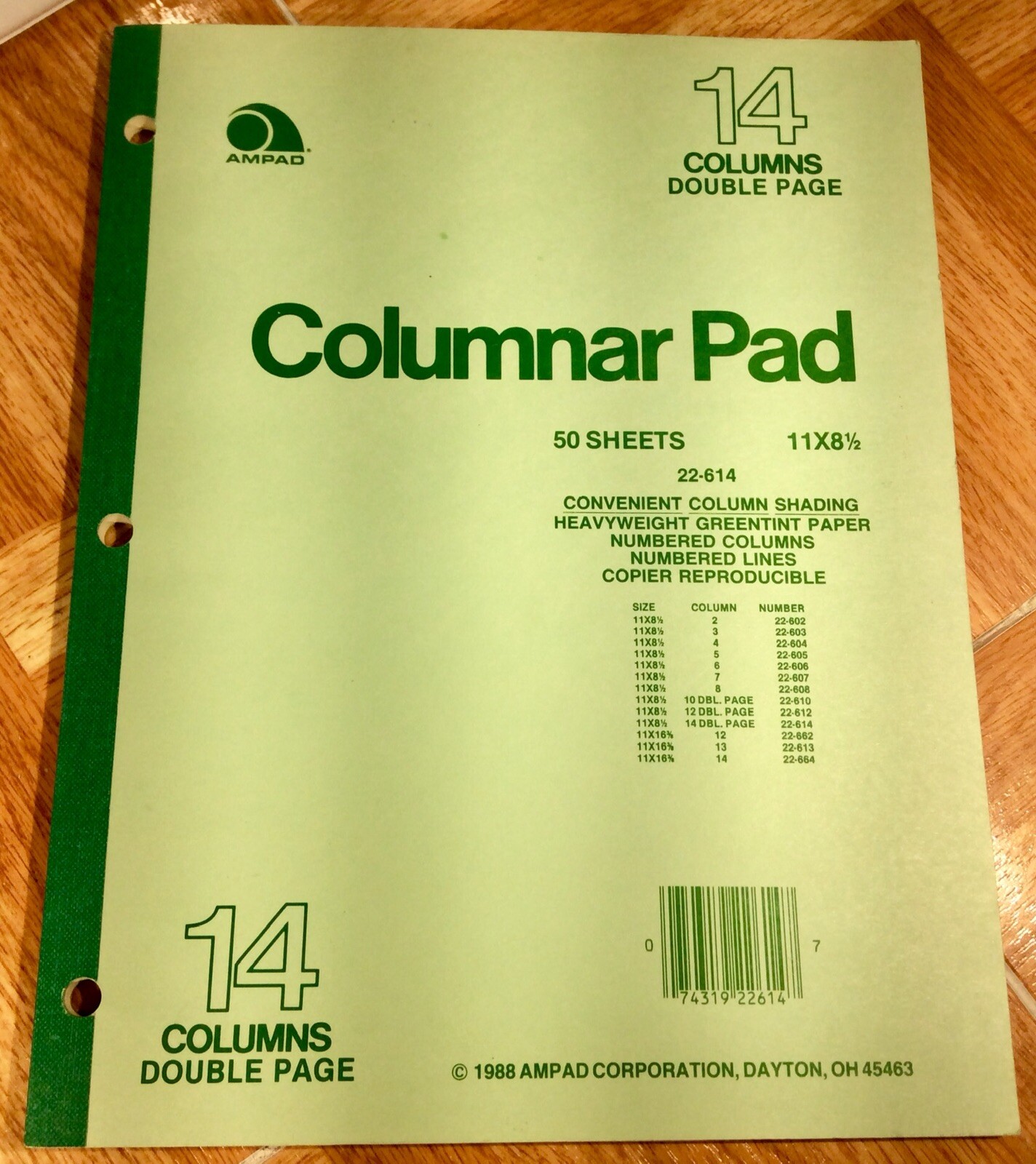 3 accountants columnar worksheets notebooks, 1-14 Column, 2-4 Column 50 ...