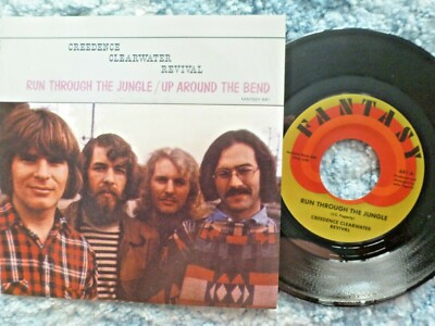 CREEDENCE CLEARWATER REVIVAL CCR 45 RPM 7" VINYL - Run Through The ...