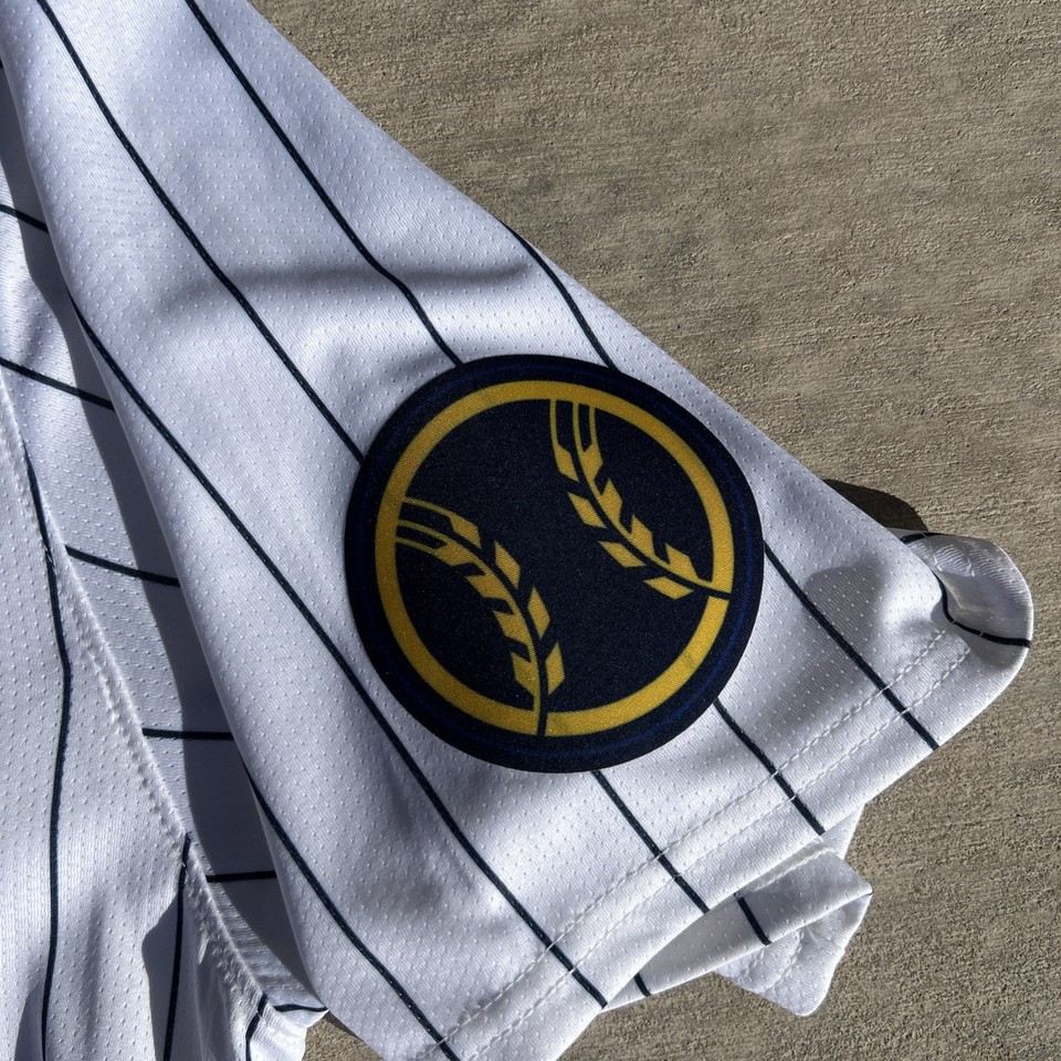 Nike Limited Milwaukee Brewers Pinstripe Jersey Isaac Collin’s #6 LARGE ...