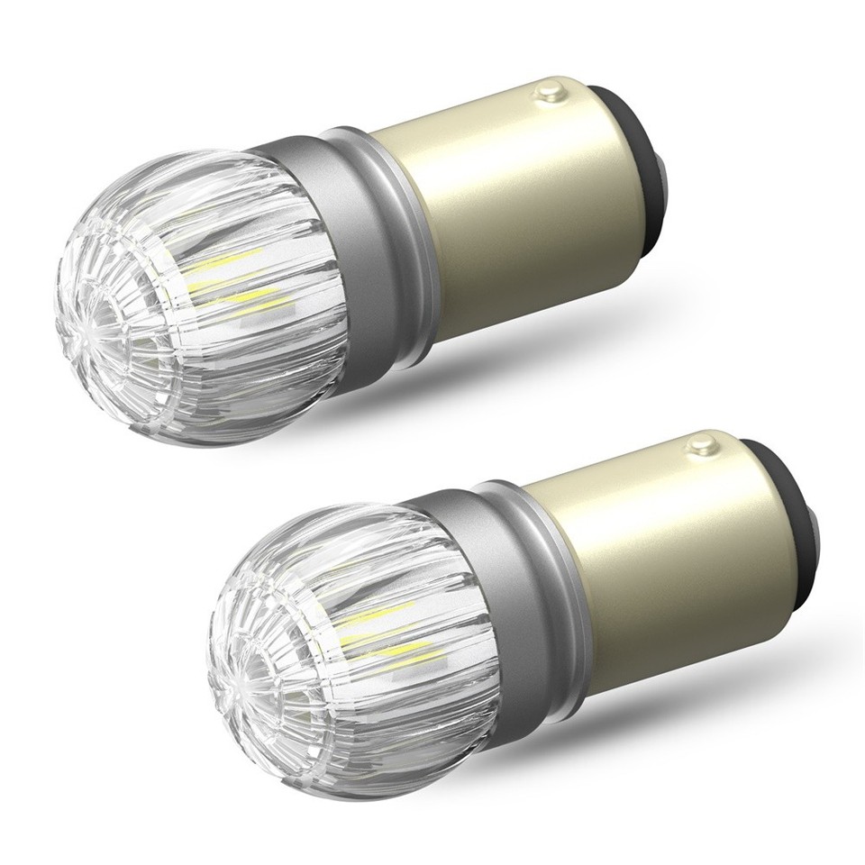 AUXITO CANBUS 1157 2057 LED Light Bulb White Turn Signal Brake Reverse ...