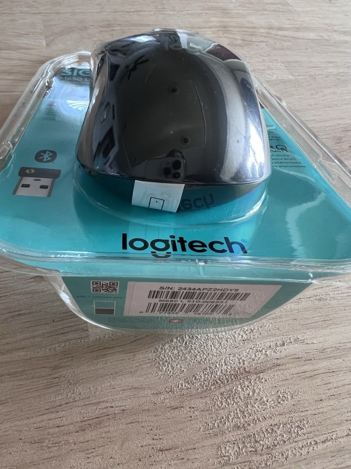 Logitech SIgnature M650 L Wireless Mouse - Graphite - 910-006231 Smartwheel | eBay