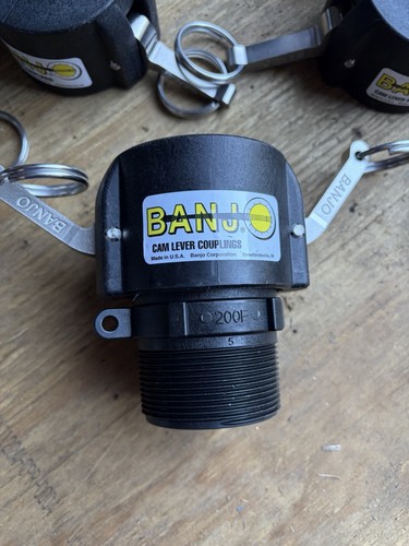 2” Banjo Camlock Set Male Cam X Mpt With Dust Cap Lot Of 10 200CAP 200F ...