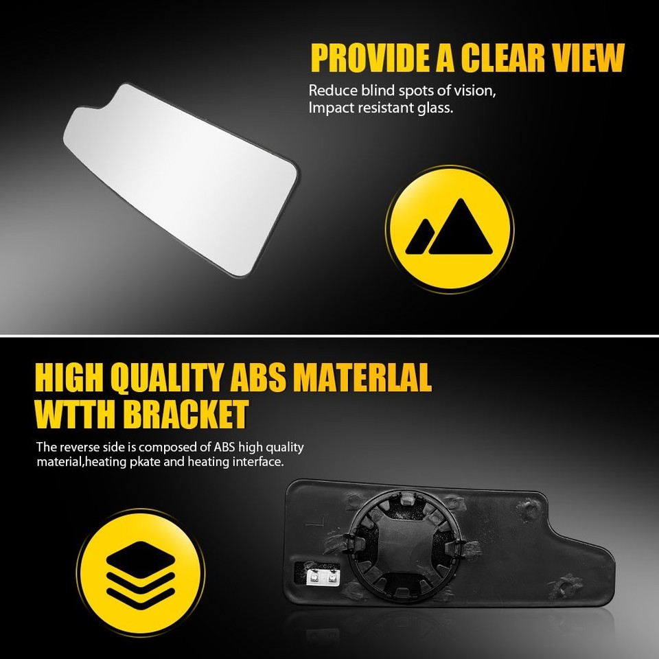 Left Right Towing Lower Mirrors Glass For 20-21 Chevy Silverado Sierra ...