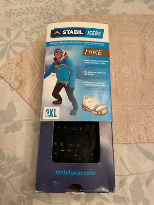 Stabil icers RUN Ice Cleats for Winter Running in snow/ice Men's Size ...