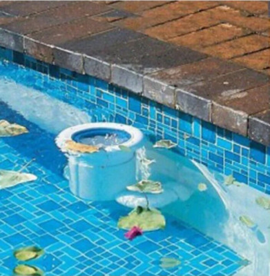 Poolskim Pool Surface Leaf Skimmer - Return Line Automated Surface ...