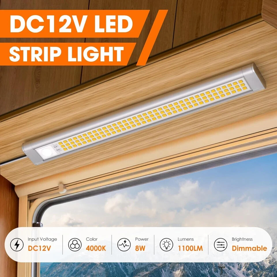 12V LED Light Strip, Enclosed Trailer Light, 12 Volt Lights, 12V LED Strip for R | eBay
