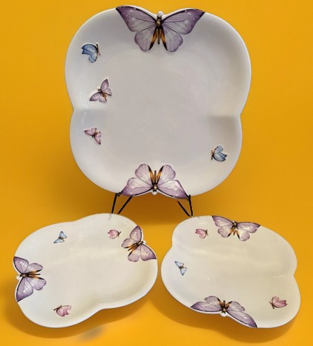 (2) La Falla Imperial Salad/Pasta Bowls, (1) Dinner Plate Embossed ...