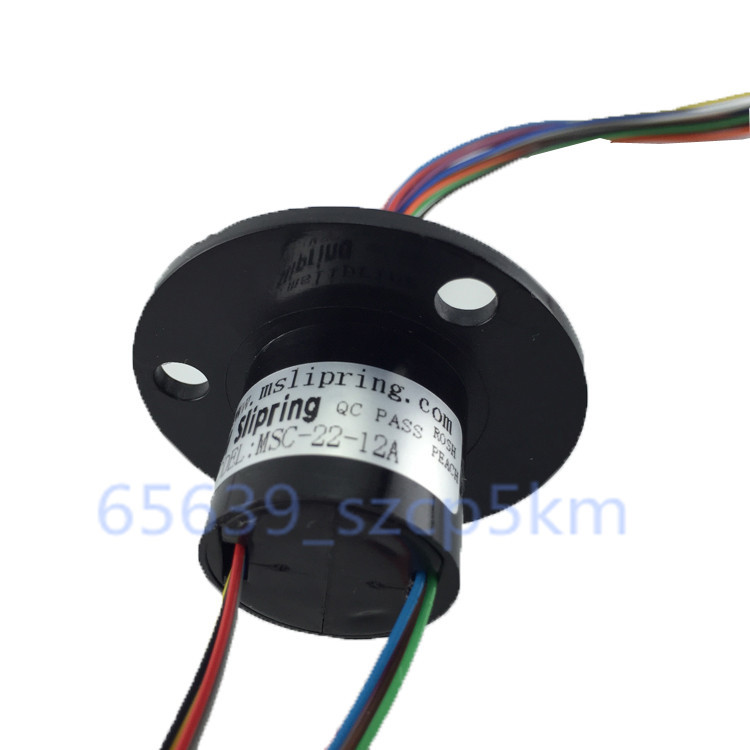NEW Capsule Slip Ring 12 Circuits / Wires 22mm 2A AC240V 300Rpm F ...