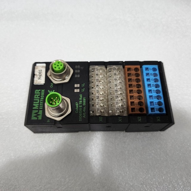Murr Elektronik Cube67 Dio8/di8 E TB Rail Terminal Module 56691 for ...