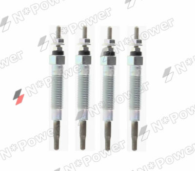BOSCH GLOW PLUG X4 FOR MITSUBISHI 4M40 4M40T 2.8L PAJERO DELICA CANTER ...