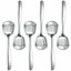 6pcs Stainless Steel Square Soup Spoon Dinner Spoon Flat Spoon Flatware ...
