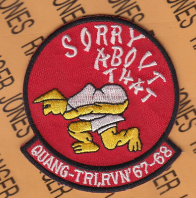 USMC Marine Corps Sorry About That Quang Tri 1967-1968 Vietnam ~3 ...