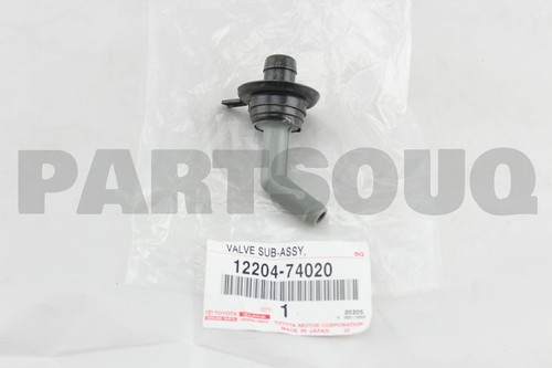 1220474020 Genuine Toyota VALVE SUB-ASSY, VENTILATION 12204-74020 | eBay