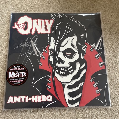 Jerry Only Anti-Hero SIGNED Vinyl LP GLOW IN THE DARK #'d/300 NEW ...