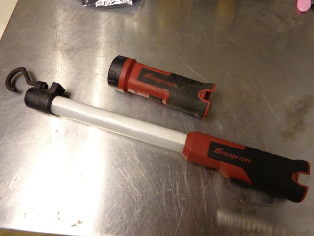 Snap-on CTLED566 7.2v Rechargeable LED Work Light With Snap on Battery ...