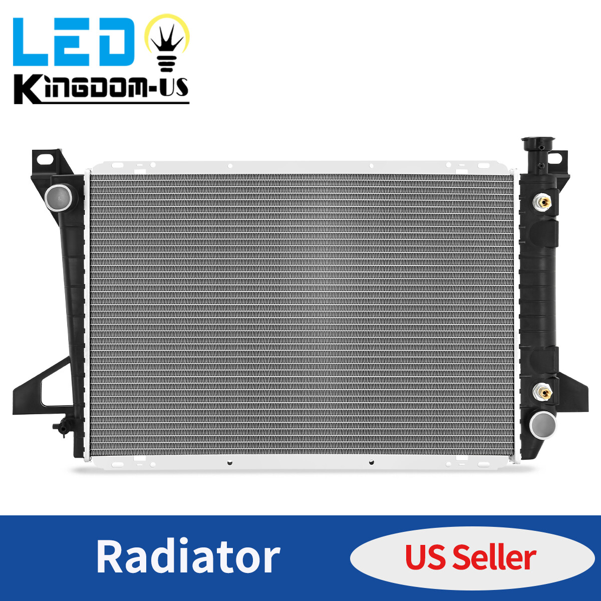 1 Row Radiator For 1985-1996 Ford F150 F250 F350 Pickup 1985-1992 ...