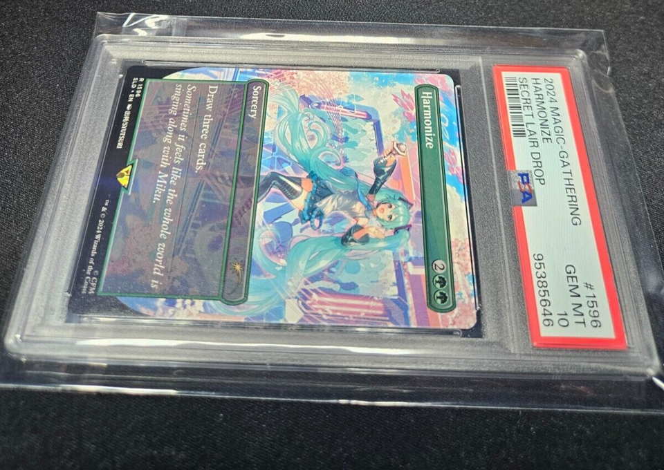 MTG Hatsune Miku Harmonize Secret Lair Drop Sakura Superstar PSA GEM ...