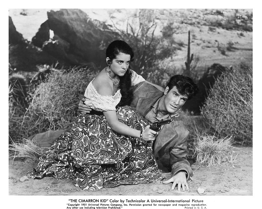 Yvette Dugay, James Best - The Cimarron Kid (1952) - 8 1/2 X 11 | eBay
