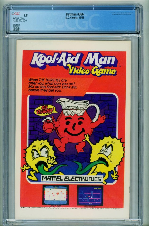 Batman #366 1983 - DC -CGC 9.8 - Comic Book-4253372020 | eBay