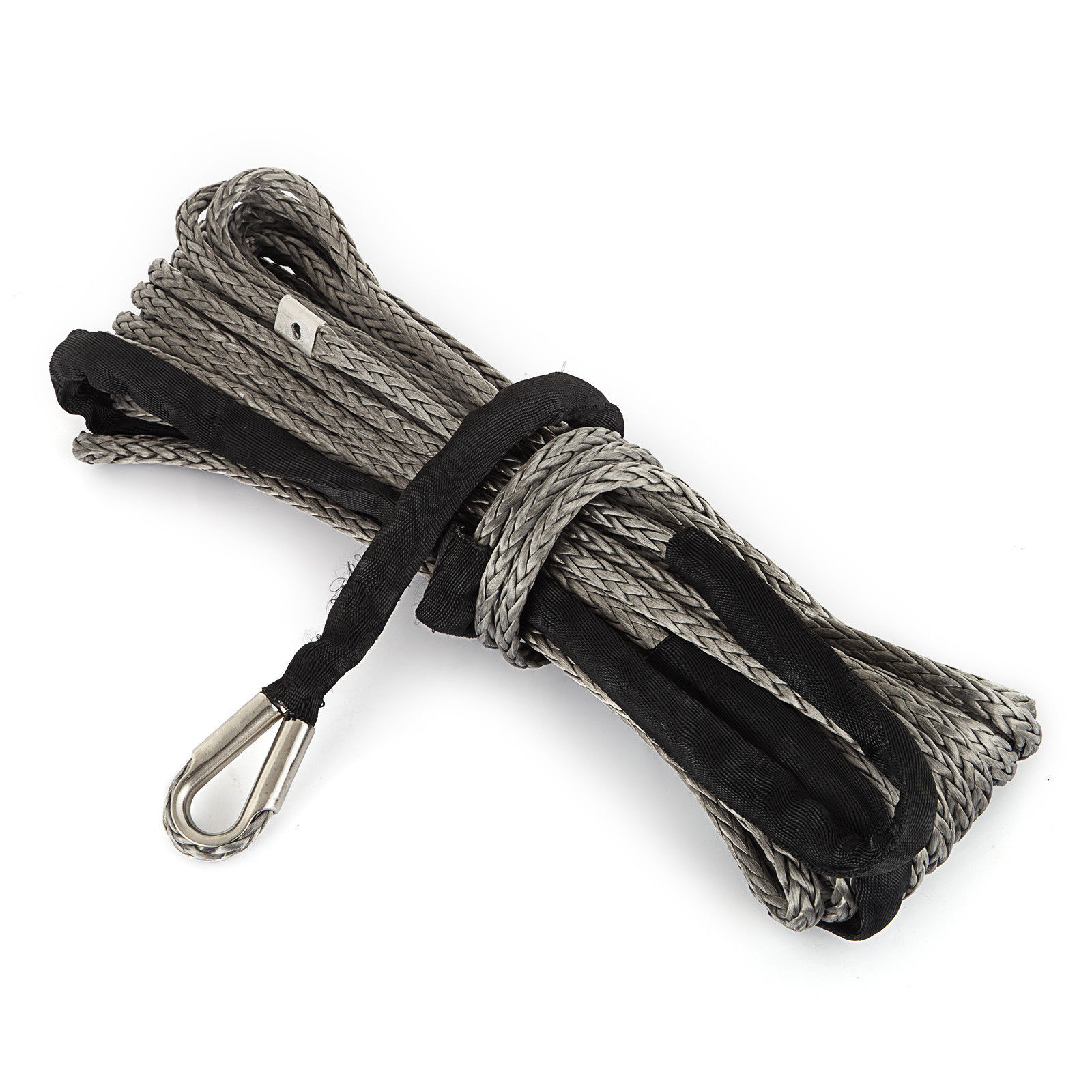 10MM X 45M Synthetic Winch Rope Cable Tow 4wd Car Recovery 8400kg ...