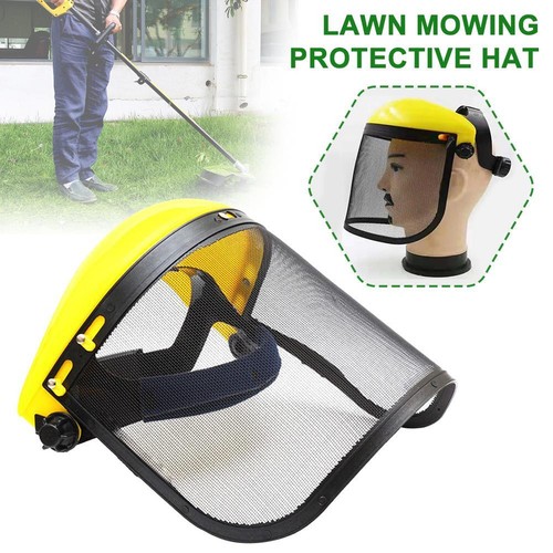 Garden Safety Mask Mesh Visior Face Protection Cutting Grass Mesh Visor ...