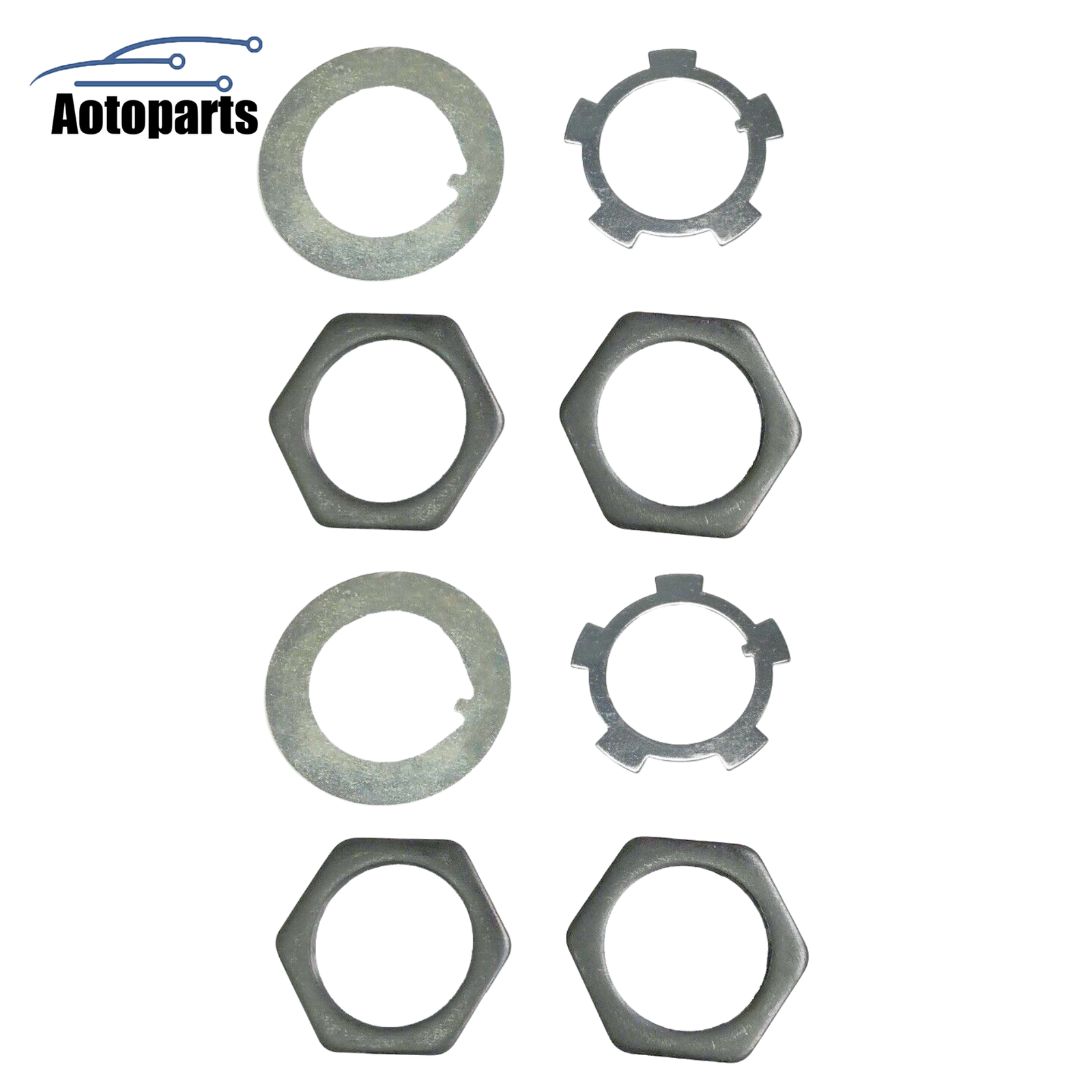 2X Front Axle Hub Spindle Lock Nut Washer Fits 1984-95 Toyota 4Runner 2 ...