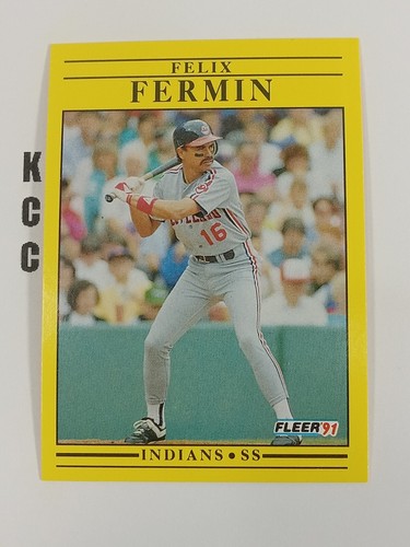 1991 Fleer MLB Baseball Cleveland Indians #367 Felix Fermin | eBay