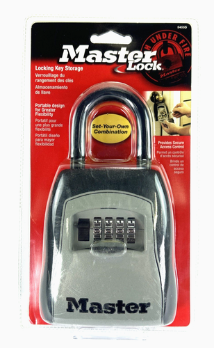 BRAND NEW!! Master Lock Resettable Portable Combination Lock Box 5400D ...