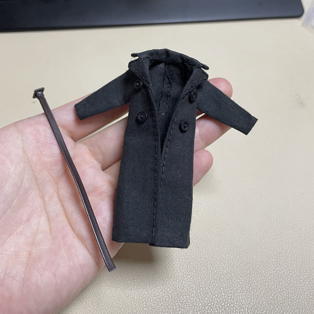 Handmade 1/18 Scale Jacket Coat For 3.75" Male Action Figure Accessory ...