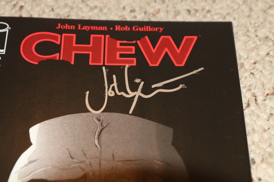 JOHN LAYMAN Signed CHEW #59 COMIC BOOK IN EXCELLENT CONDITION!! | eBay