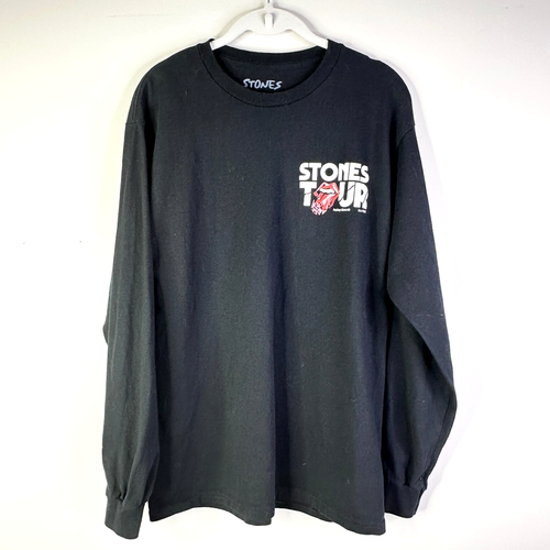 Rolling Stones Tee Adult M Black 2024 Hackney Diamonds Tour T-shirt ...