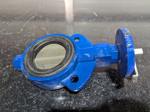 Keystone Resilient Wafer Butterfly Valve 2-1/2" 316 SS Trim 805 Body CI ...