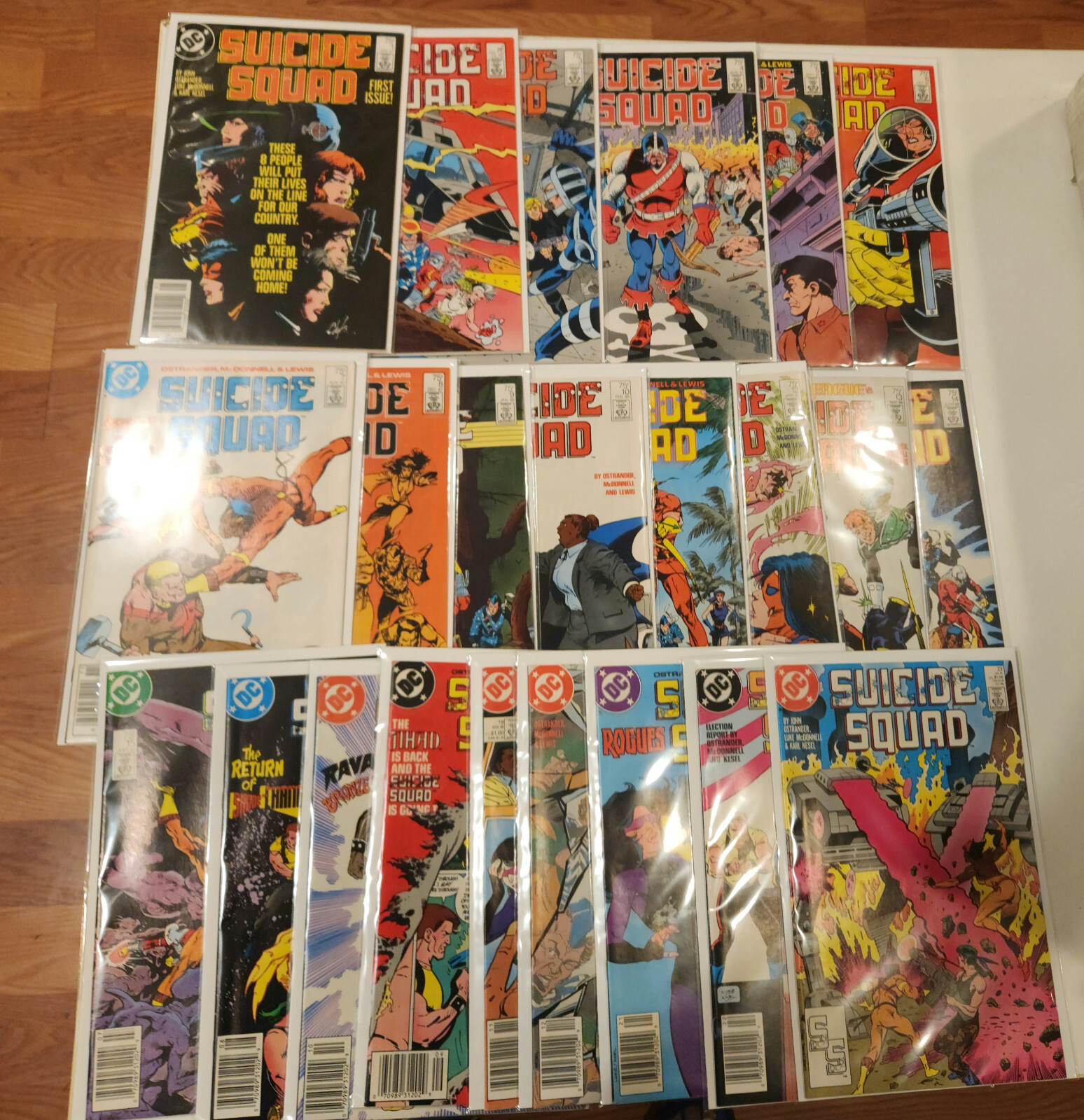 SUICIDE SQUAD #1-23 NMINT LOT SET ORIGIN #23 1st ORACLE DC COMICS 1987 ...
