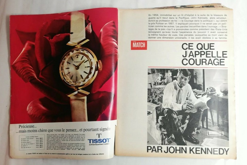 N183 Magazine Paris-Match Not°765 7 dec 1963 number history, John ...