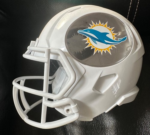 Foco Plastic Miami Dolphins Mini Helmet Coin Bank Piggy Bank HAS PLUG ...