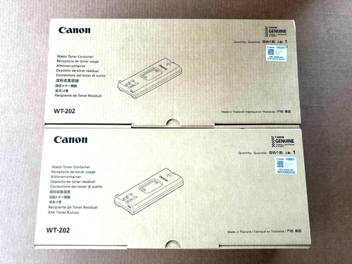 NEW! Lot of 2, WT202, Canon FM1A606020 Waste Toner Container FM1A606030 ...