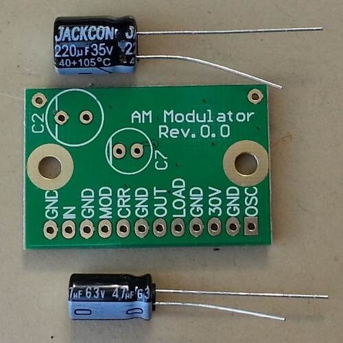 AM Modulator PCB module for conversion a vintage valve radio into a ...