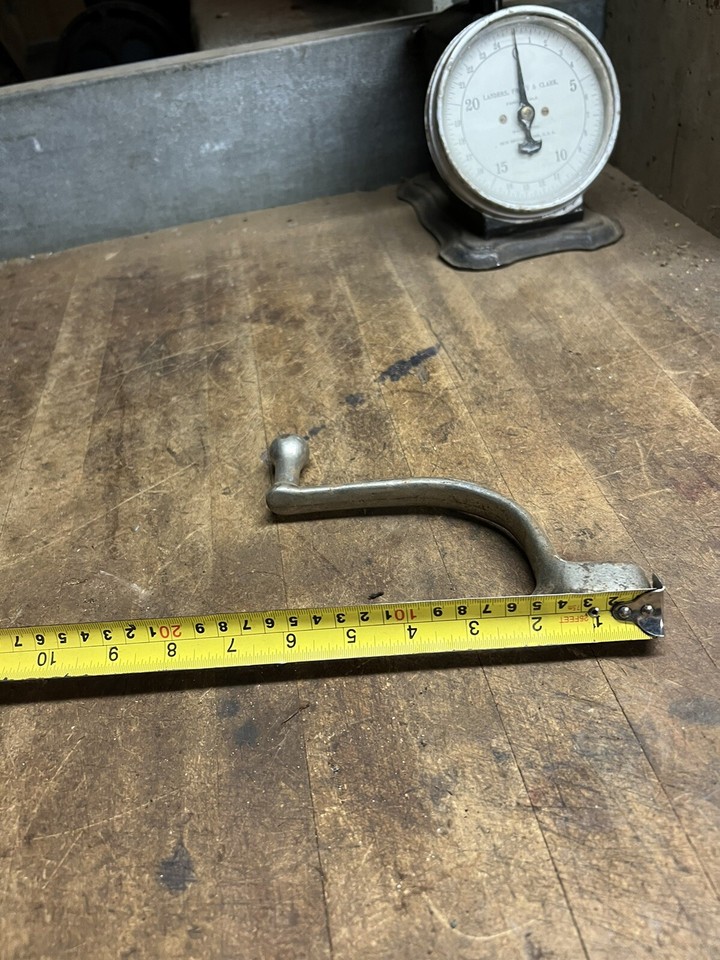 Antique Wood Cook Stove Range Cast Iron Lift Crank Lever Handle Ornate ...